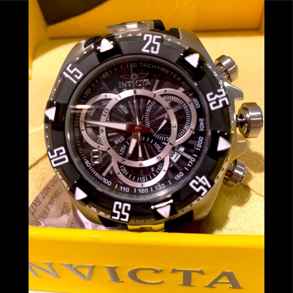 Invicta | Accessories | Nib Invicta 2427 Excursion Chronograph Black ...